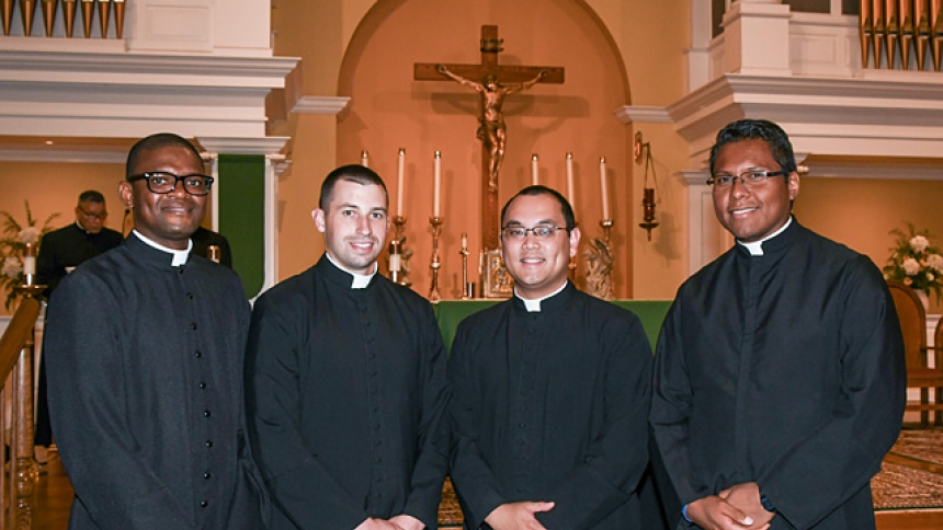 'Yes, Every Day': Four seminarians become candidates for holy orders ...