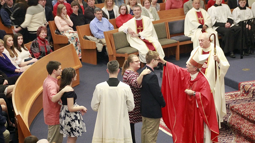 'I am free': Bishop encourages confirmation candidates to embrace the ...