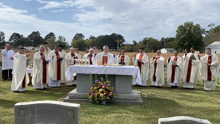 The faithful observe All Souls Day | Diocese of Raleigh