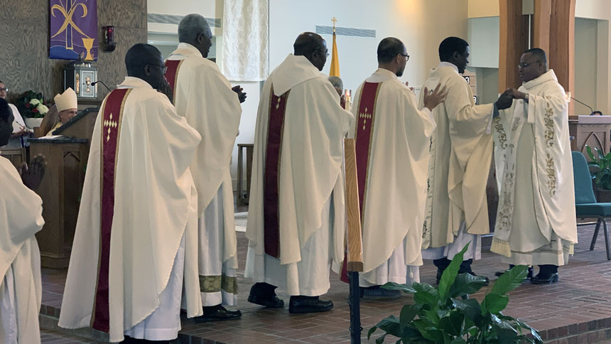 Bishop Zarama ordains C.I.C.M. priest | Diocese of Raleigh