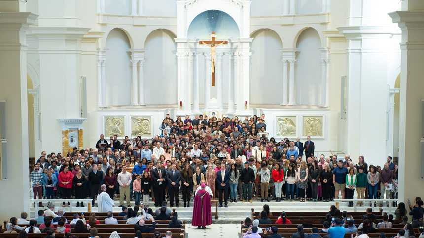 Hundreds celebrate Rite of Election | Diocese of Raleigh