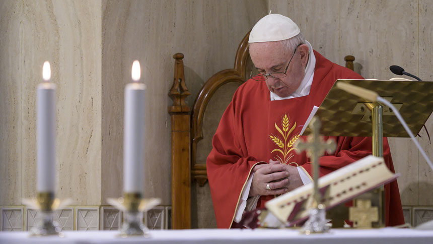 Pope joins interreligious prayer, begging God to end pandemic | Diocese ...