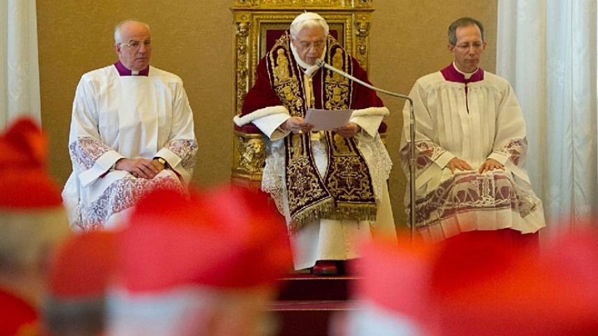 Retired pope talks about his resignation, Pope Francis' trip to Iraq ...