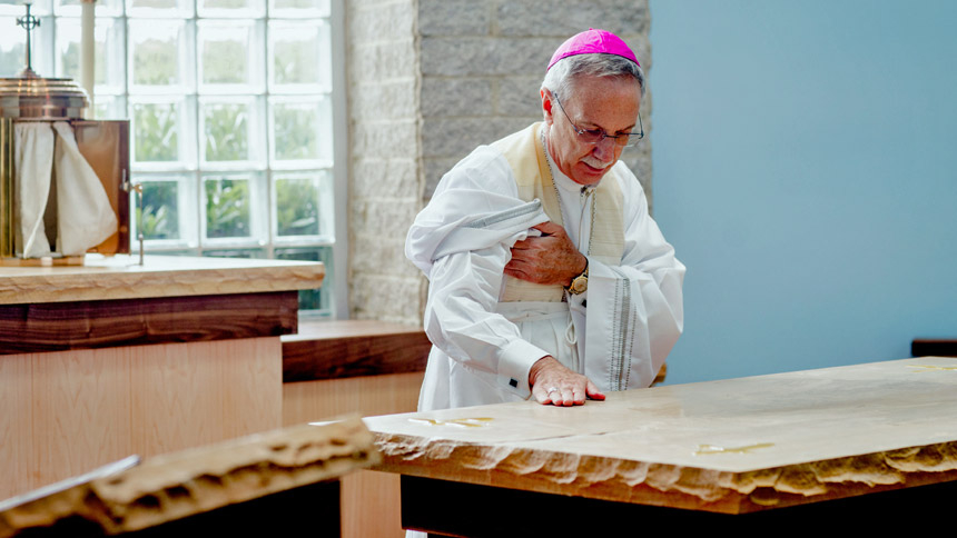 Solemn blessings for new altar | Diocese of Raleigh