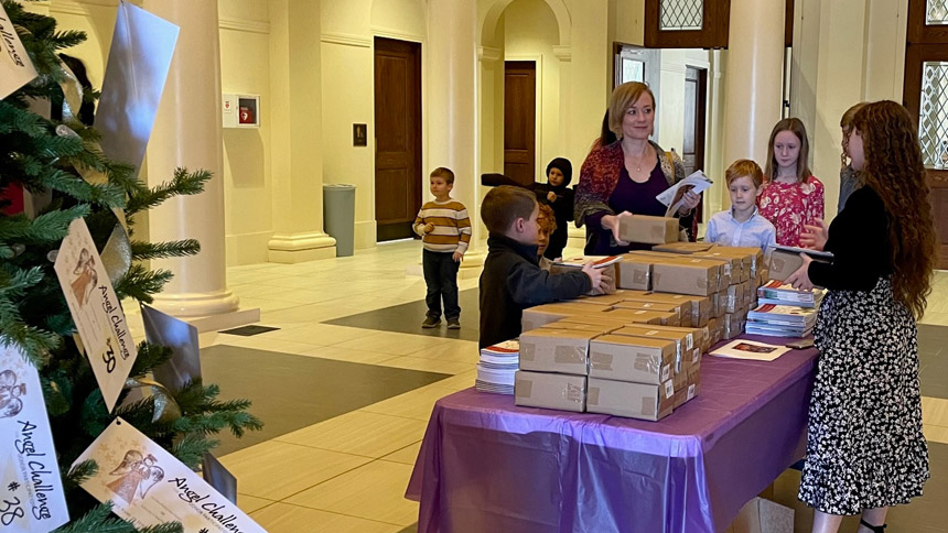 Homeschool families gather for Mass, reception at cathedral | Diocese ...