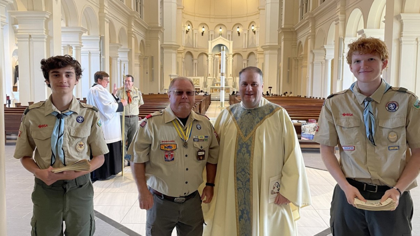 Catholic Scouting Mass of Thanksgiving | Diocese of Raleigh