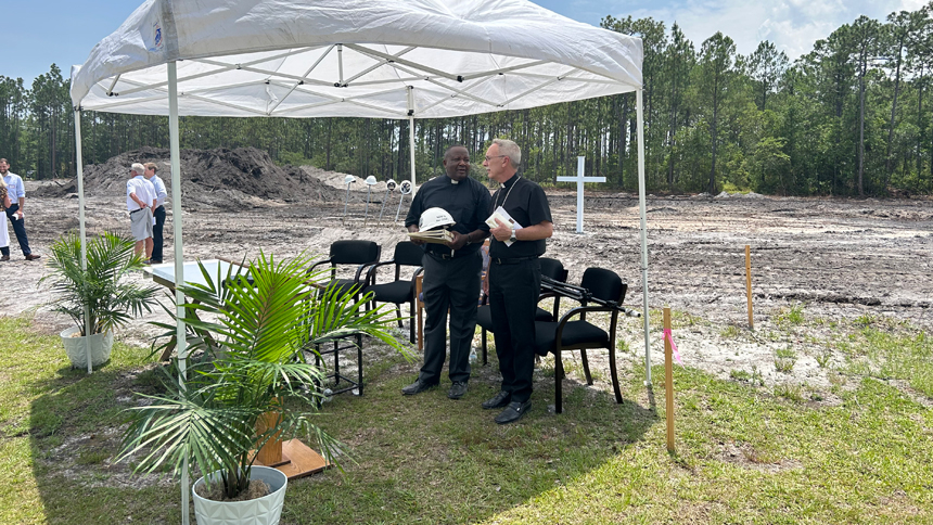 All Saints Parish breaks ground for new church building | Diocese of ...